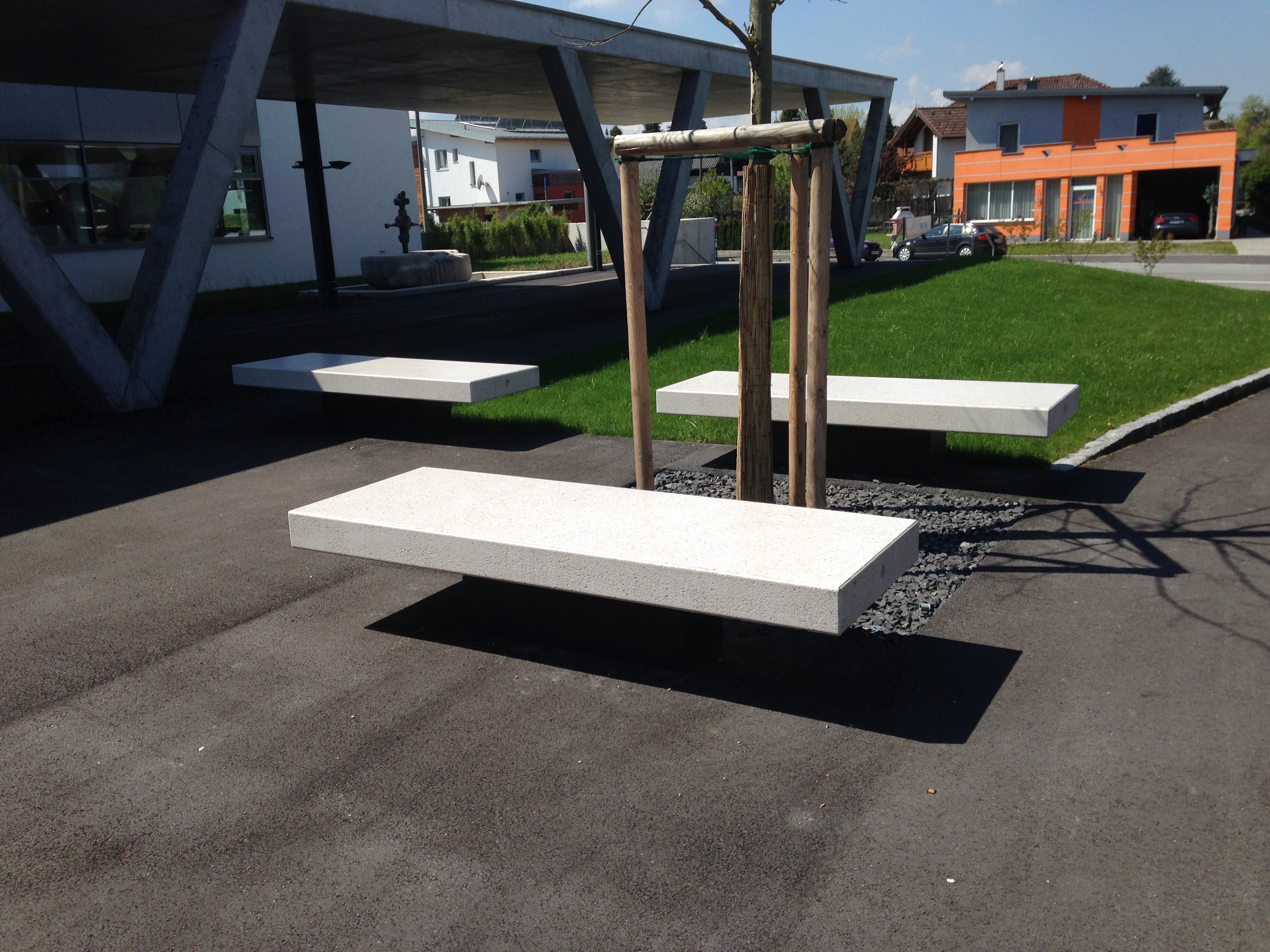 Agata HPC Concrete Bench 3 | id created, Inc.